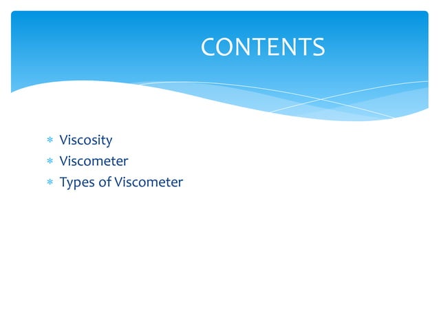 Viscometer slide | PDF | Physics | Science
