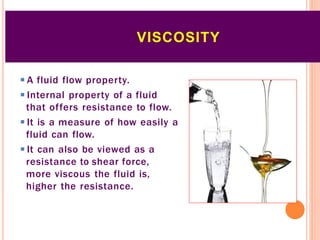 Physicochemical parameters of Viscometer & Stagalmometer | PPTX