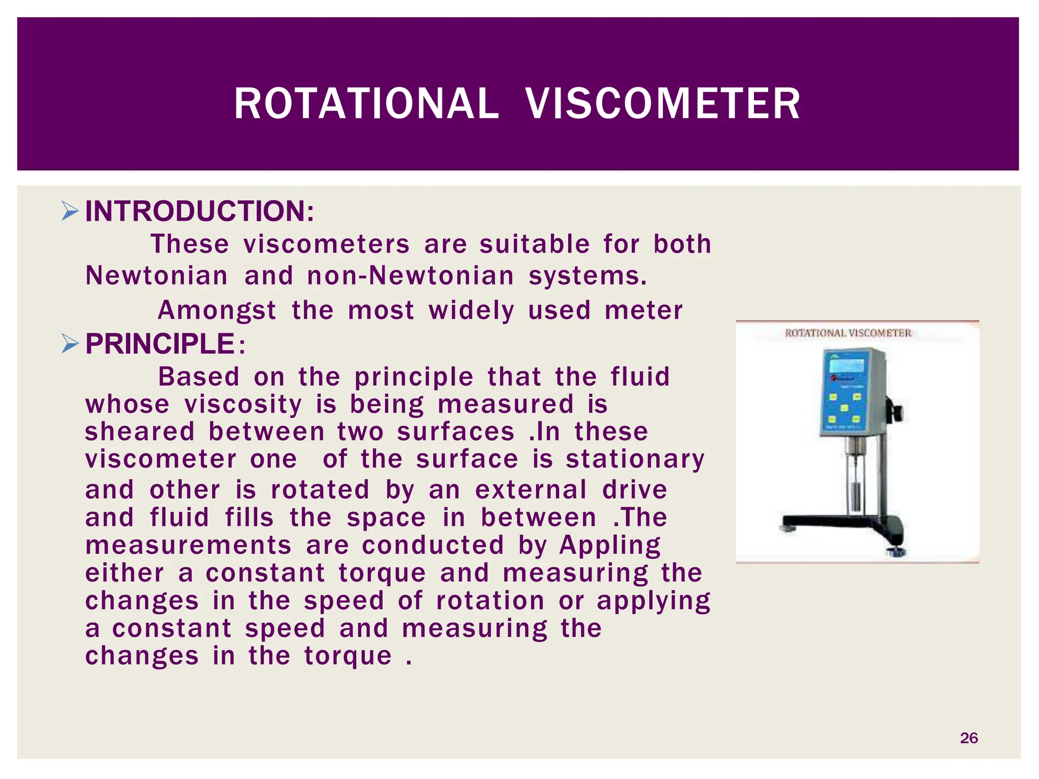 Viscometry and Types of industrial Viscometers | PDF