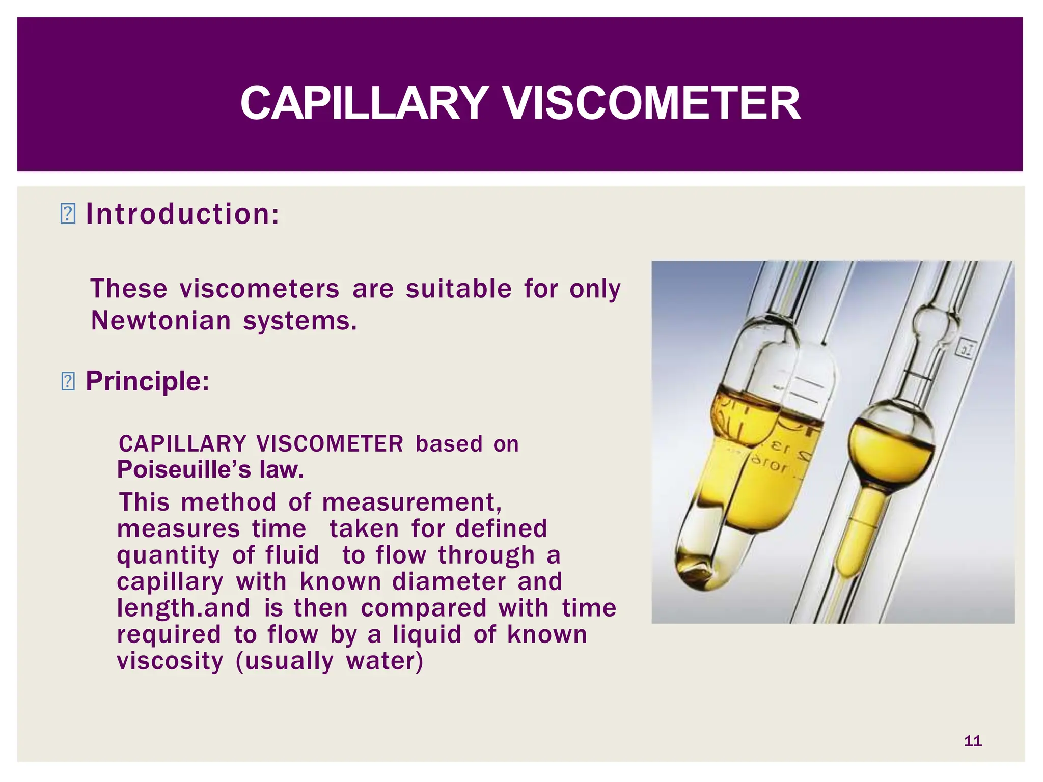 Viscometry and Types of industrial Viscometers | PDF