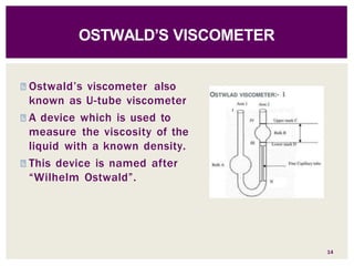 Viscometry and Types of industrial Viscometers | PDF