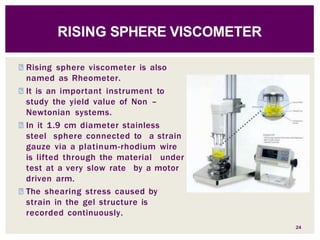 Viscometry and Types of industrial Viscometers | PDF