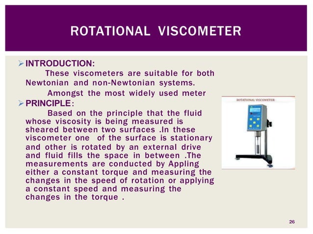 Viscometry and Types of industrial Viscometers | PDF