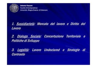 La Basilicata: piccolo è bello? di Riccardo Achilli | PPT