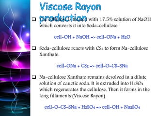 Viscose Rayon (Cotton Modification) | PPTX
