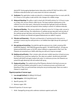 Viscose Rayon | PDF | Chemistry | Science
