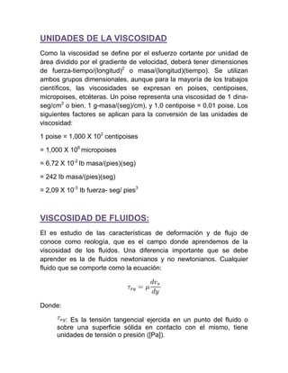 Viscosidad | PDF