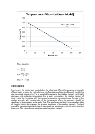 Application of least square method | DOCX