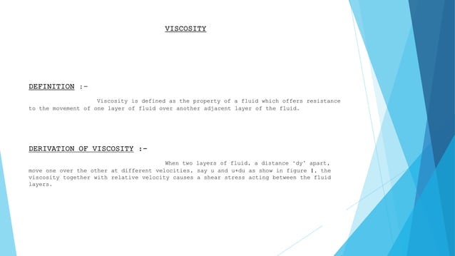 Viscosity | PPTX | Physics | Science