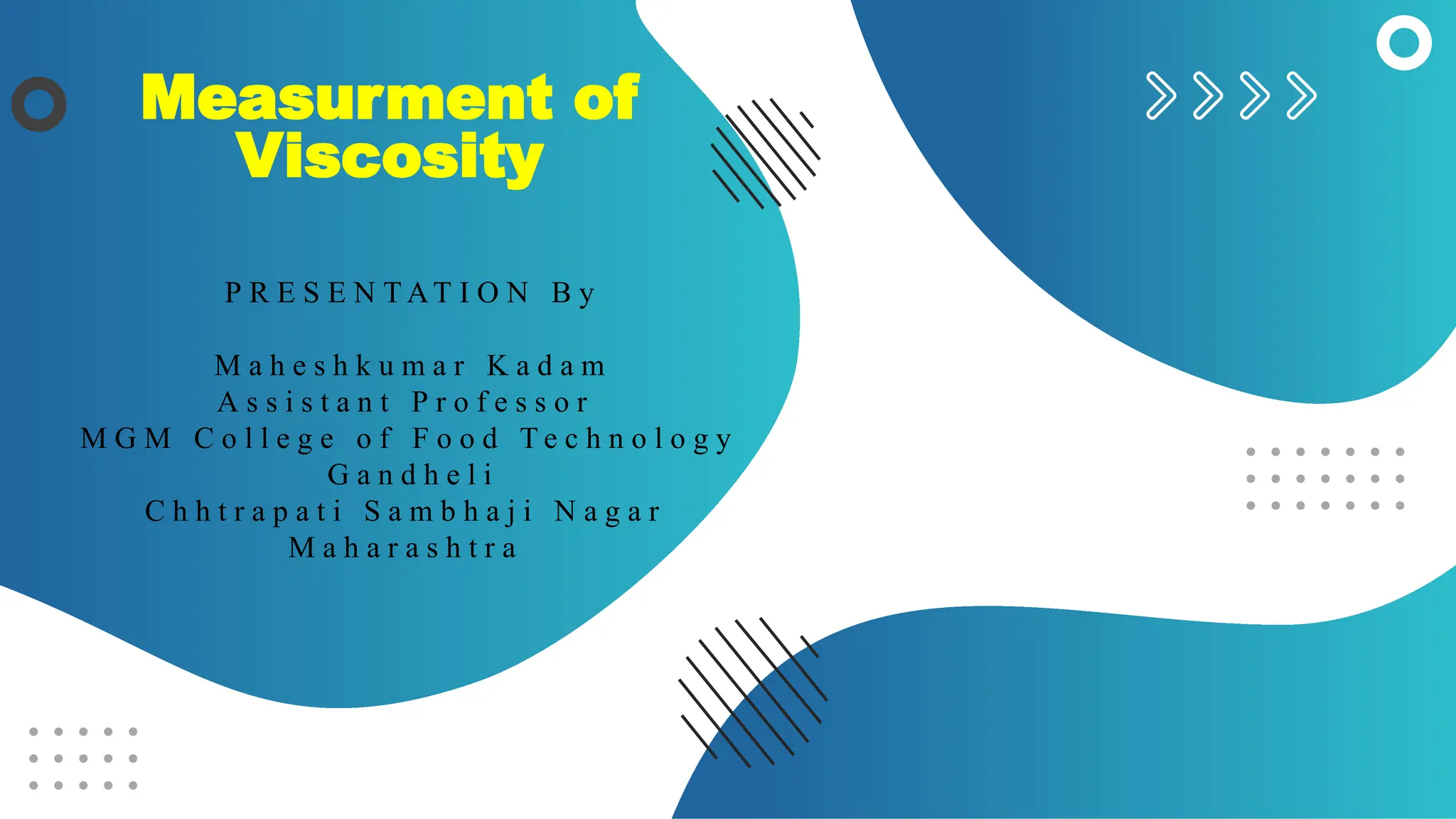 Viscosity measurement of Flow, Classification and type | PPT