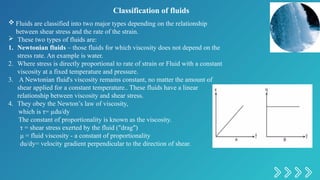 Viscosity measurement of Flow, Classification and type | PPT