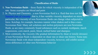 Viscosity measurement of Flow, Classification and type | PPTX