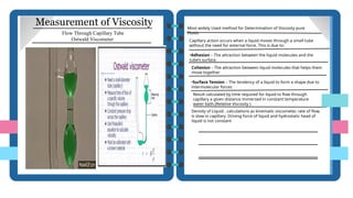 Viscosity measurement of Flow, Classification and type | PPTX