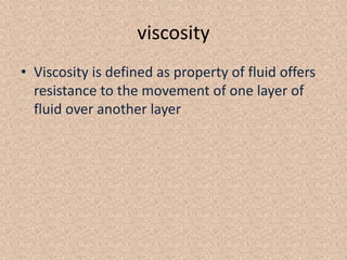 Viscosity | PPT