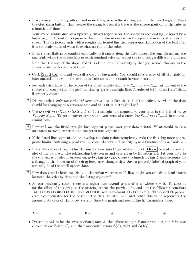 Lab report on liquid viscosity of glycerin | PDF