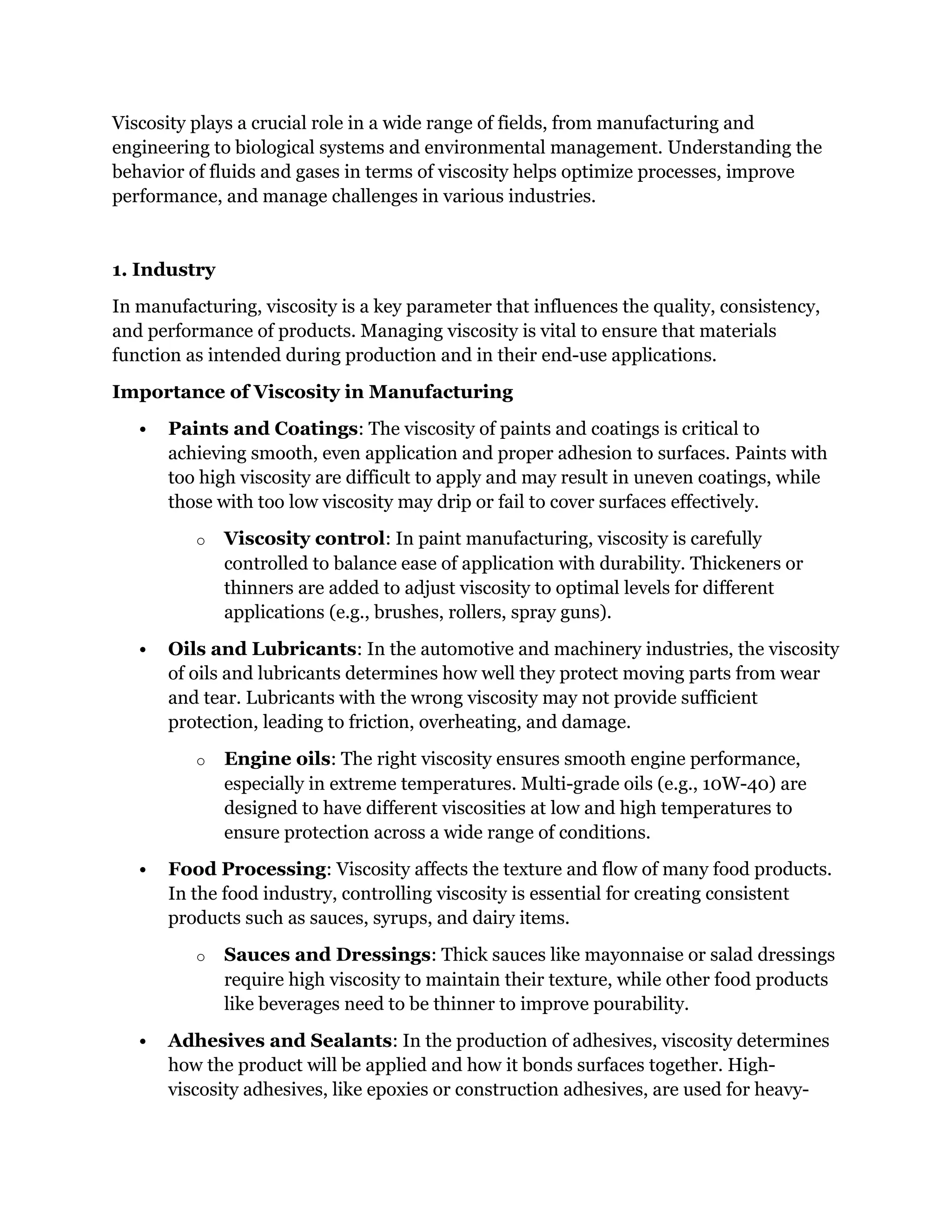 viscosity report and outline for fluid mechanics | PDF | Free Download