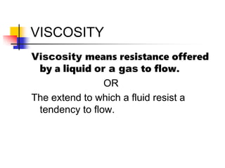 Viscosity (2) | PPTX