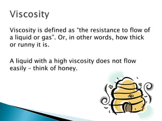 Viscosity and density lab | PPTX | Chemistry | Science