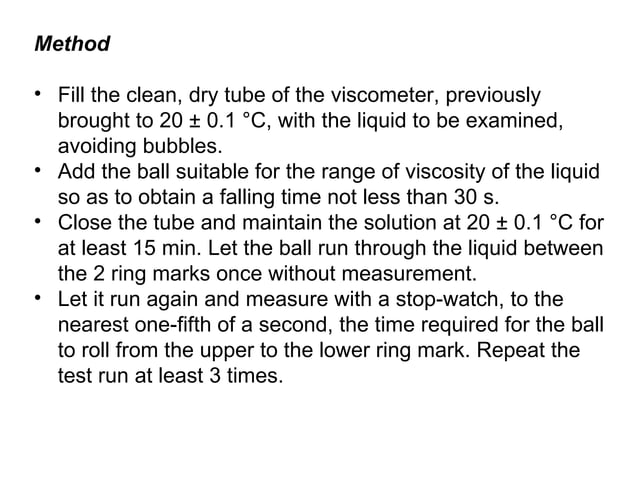 Viscosity and its determination | PPT