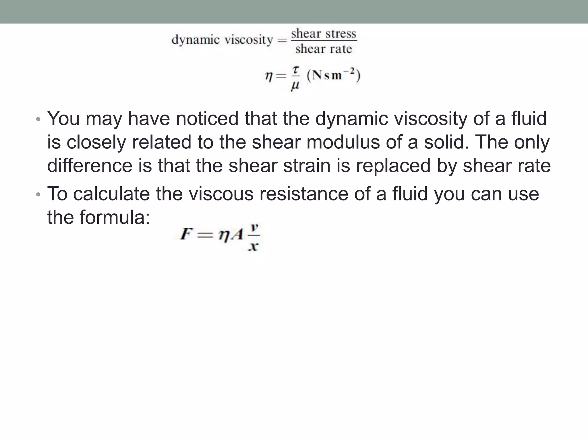 Viscosity in newtonian and non newtonian fluids | PPTX
