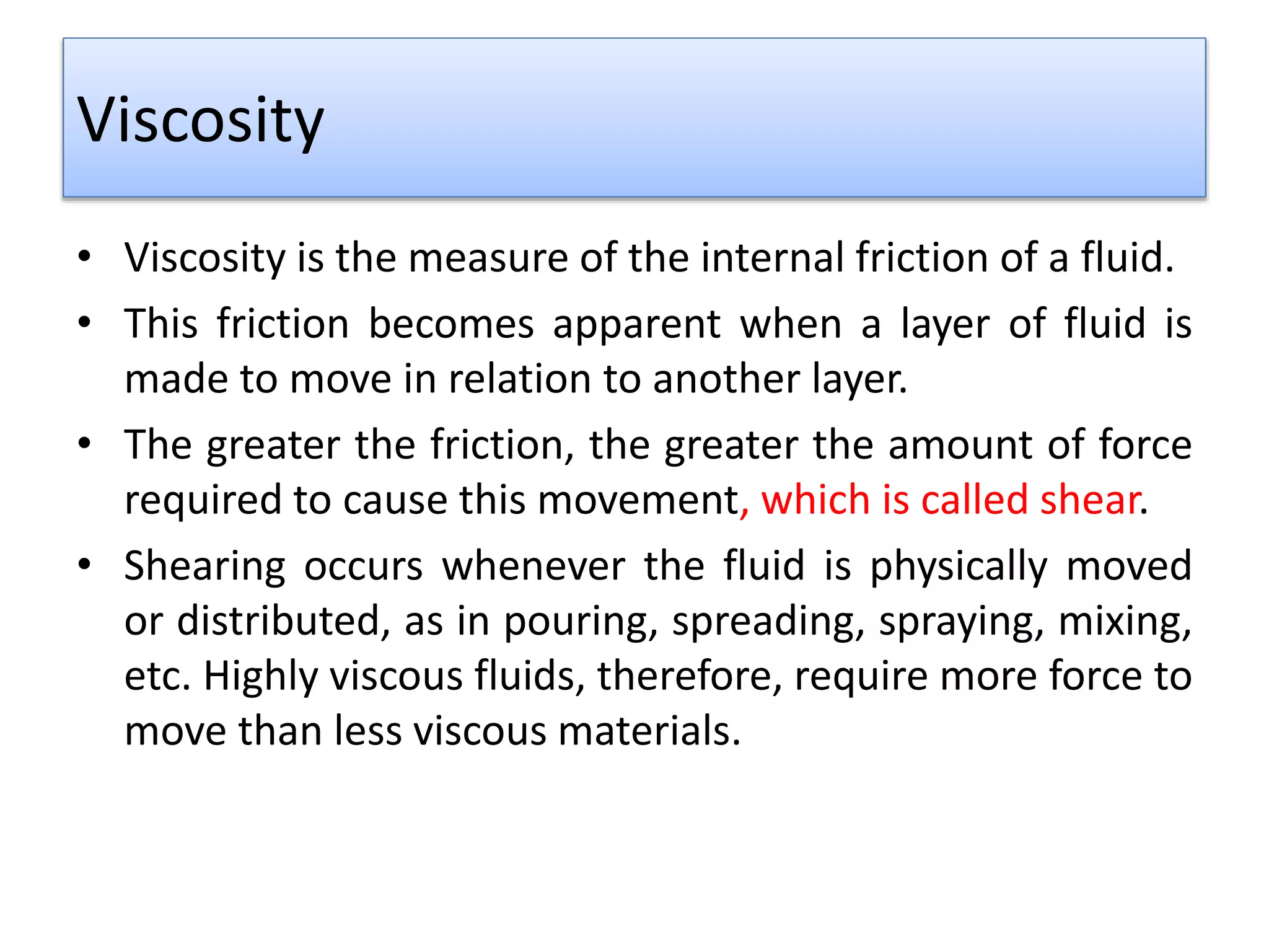 Viscosity Measurement | PPTX