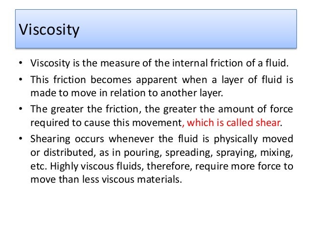 Viscosity Measurement