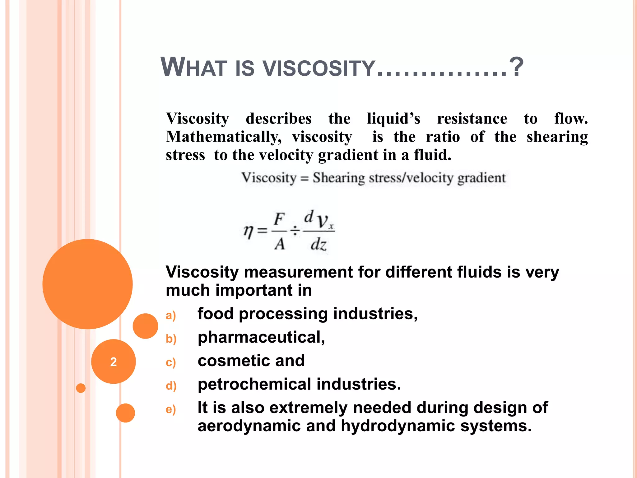 Viscosity measurement using ostwald viscometer | PPTX