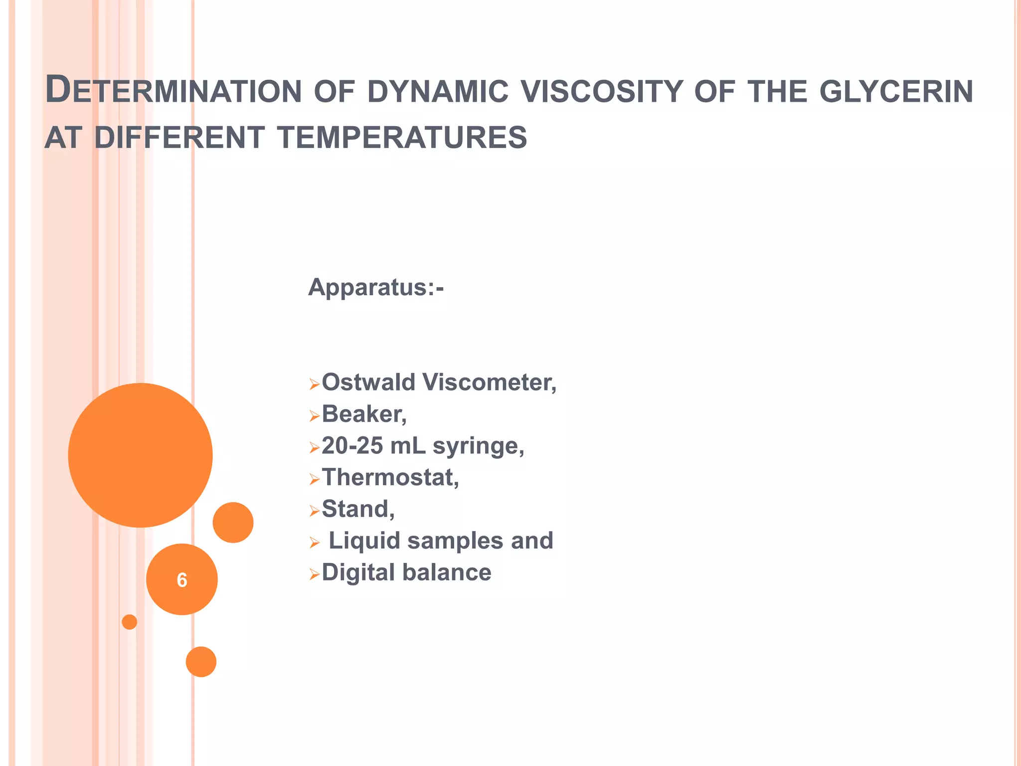 Viscosity measurement using ostwald viscometer | PPTX