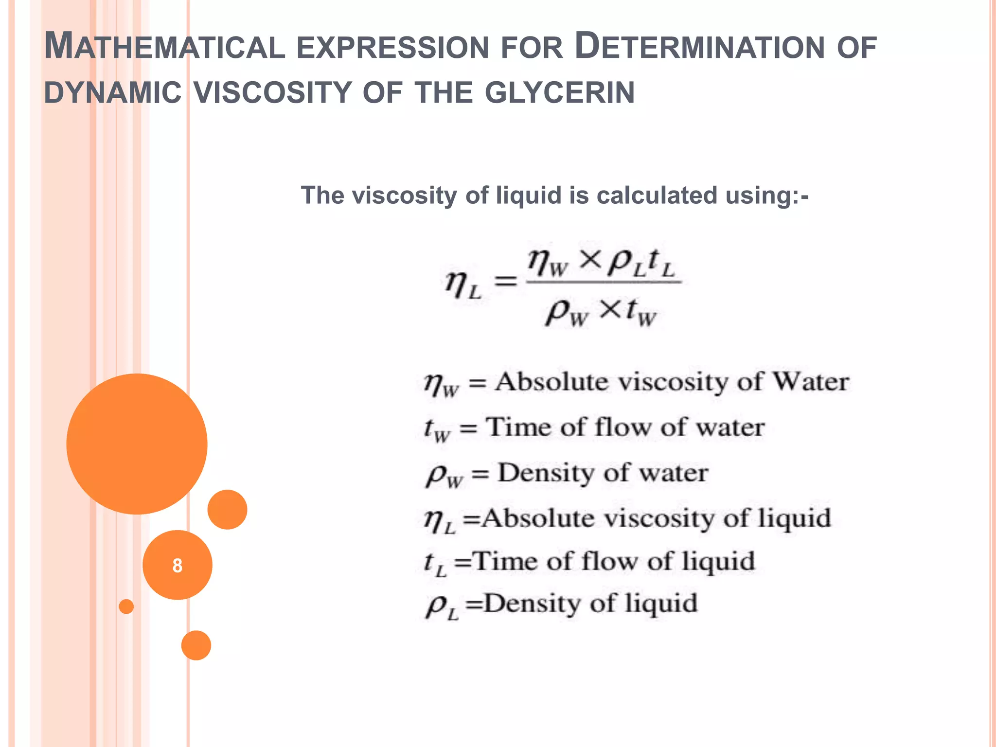 Viscosity measurement using ostwald viscometer | PPTX