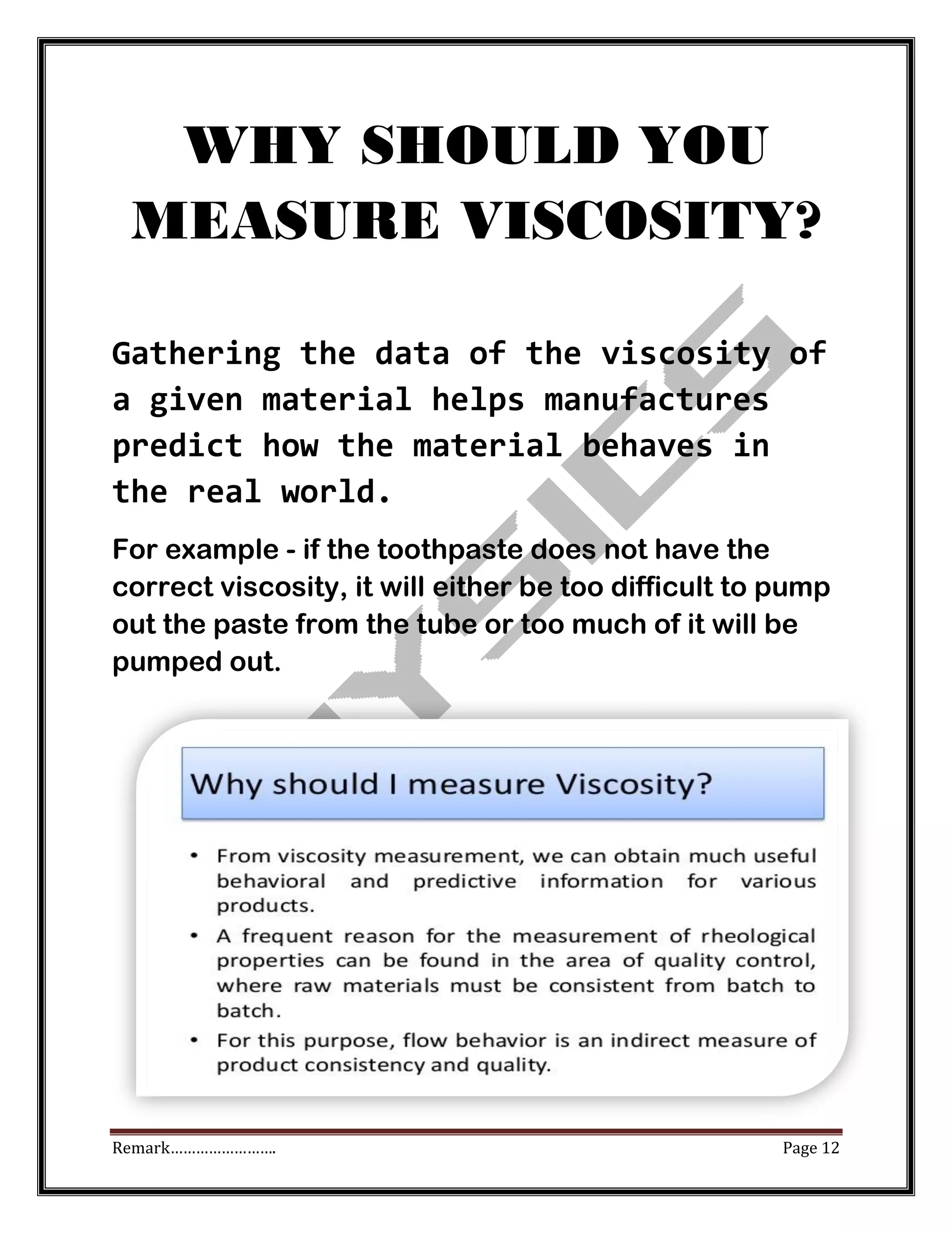 Viscosity of fluids | PDF