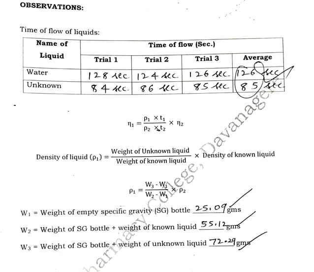 Viscosity of various liquids like benzene, acetone etc can be ...