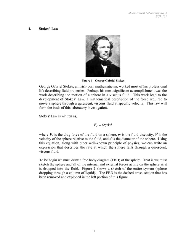 Viscosity & stokes’ law | PDF