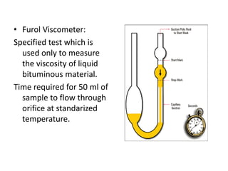 Viscosity test of bitumen | PPTX