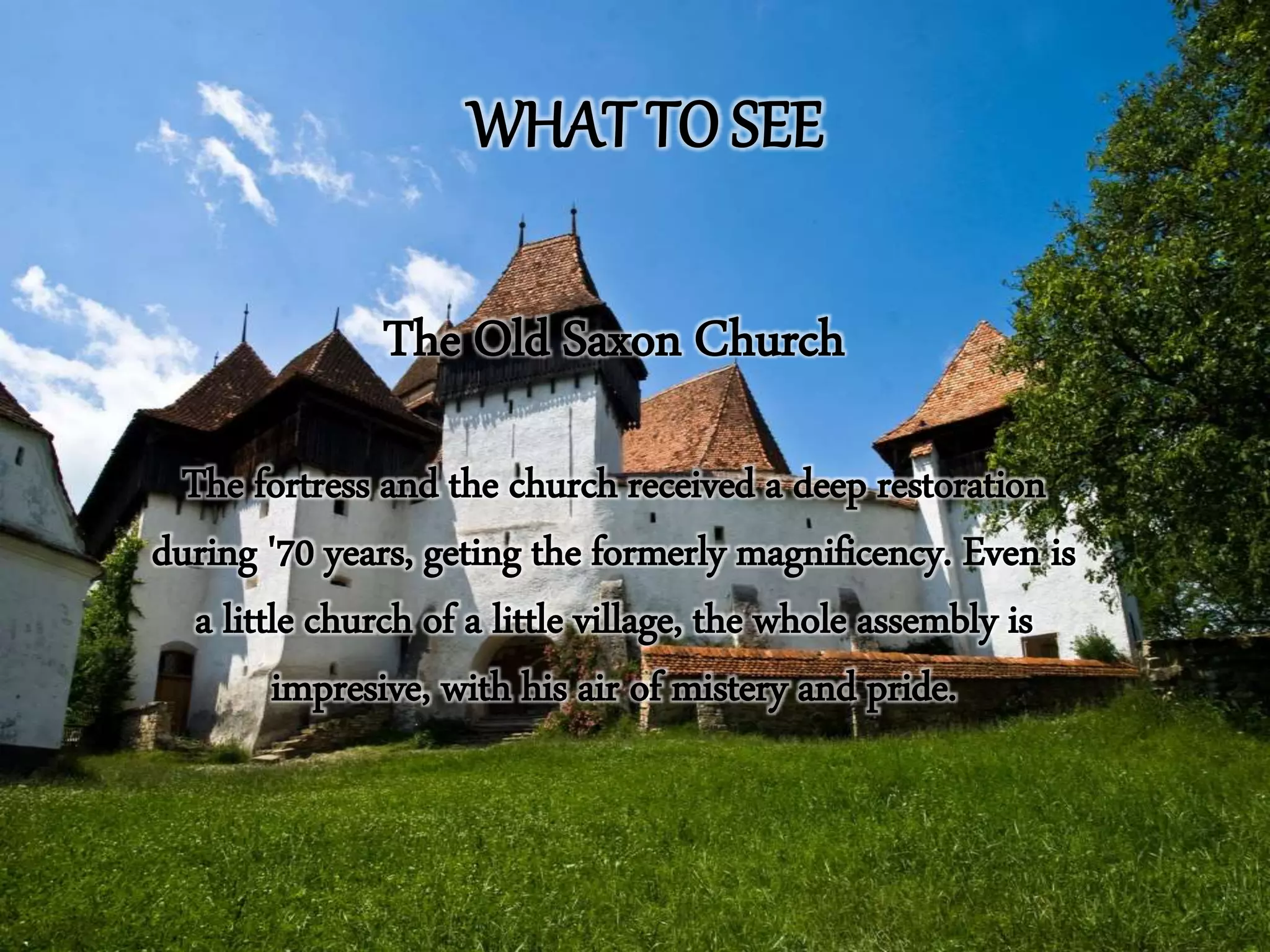 Viscri - a hidden treasure | PPTX