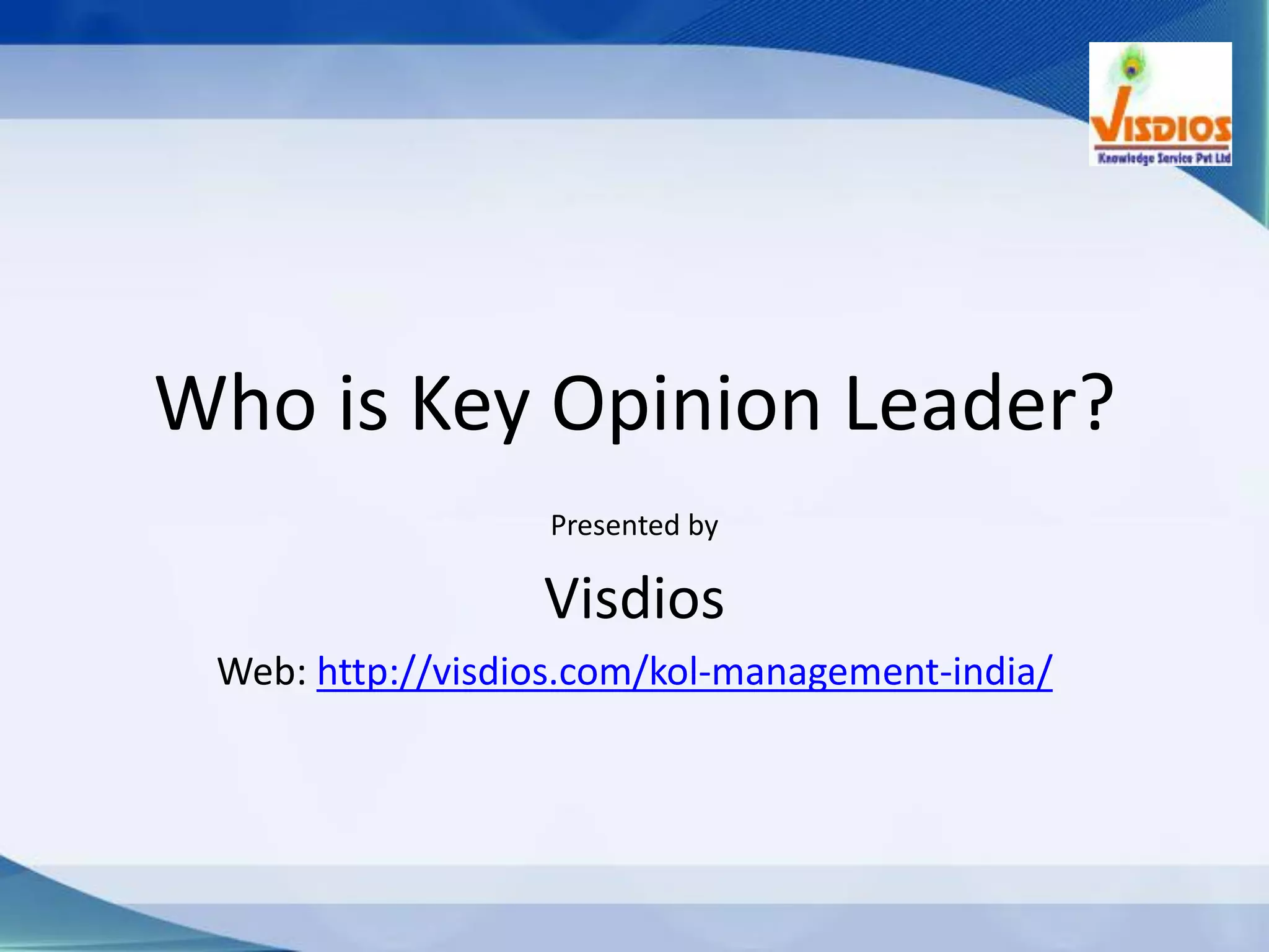 Key Opinion Leader Management | PDF