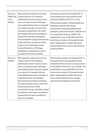 Visensia for early detection of deteriorating vital signs in adults in ...