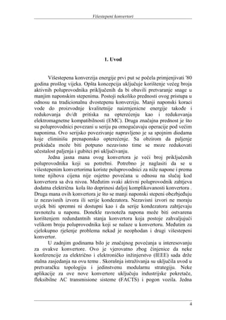 Visestepeni konvertori energetska elektronika | DOC