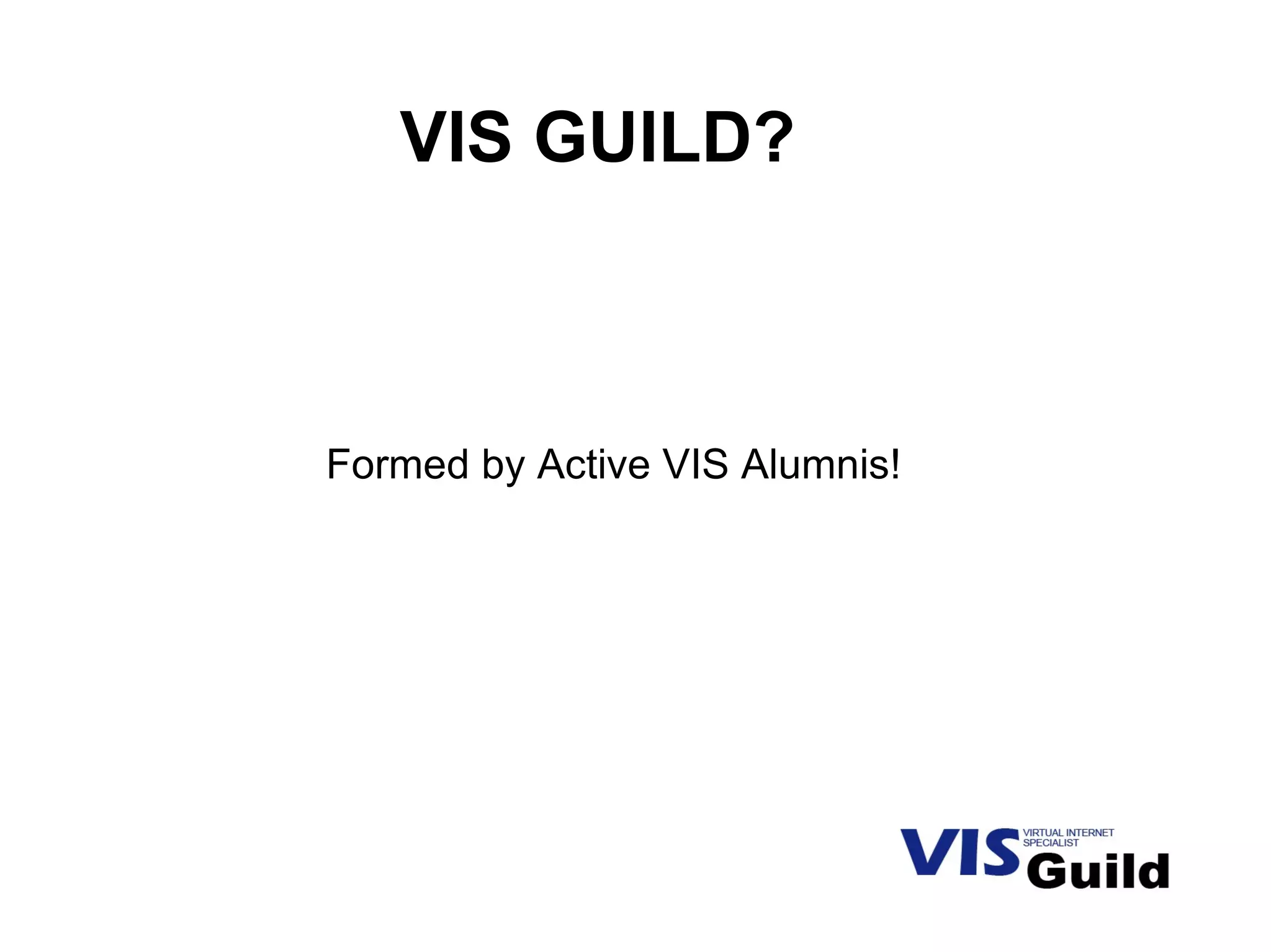 Vis Guild | PPT