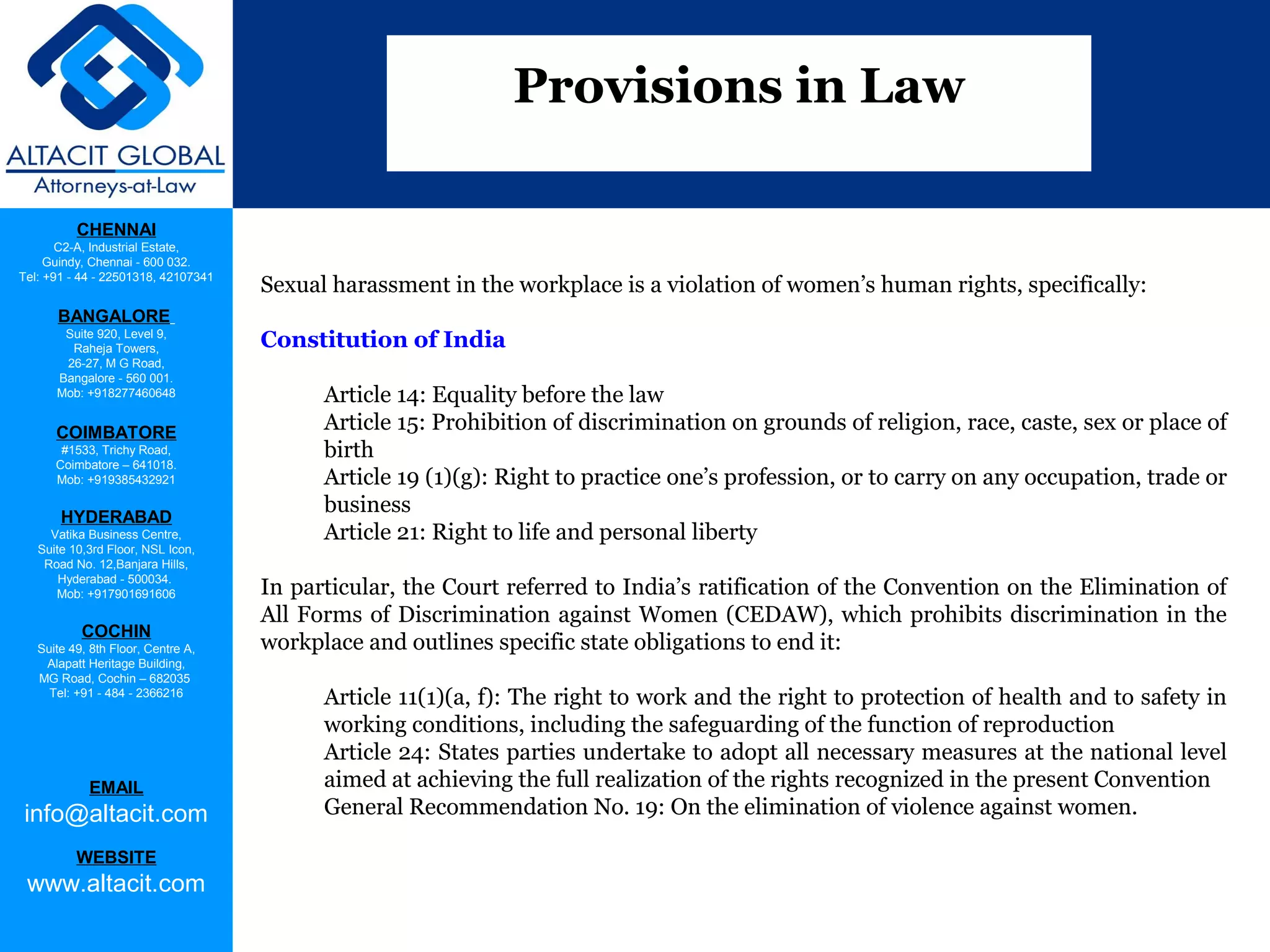 Vishaka guidelines | PPT