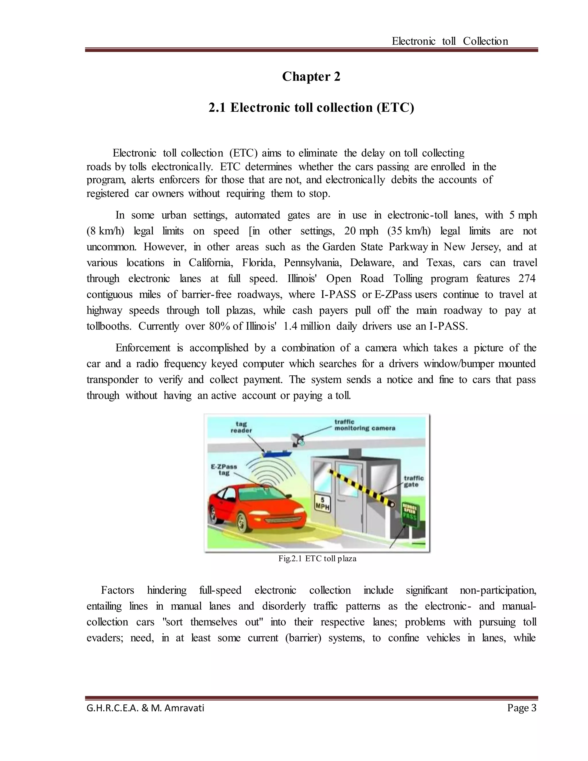 electronic toll collection system (ETC) | DOCX