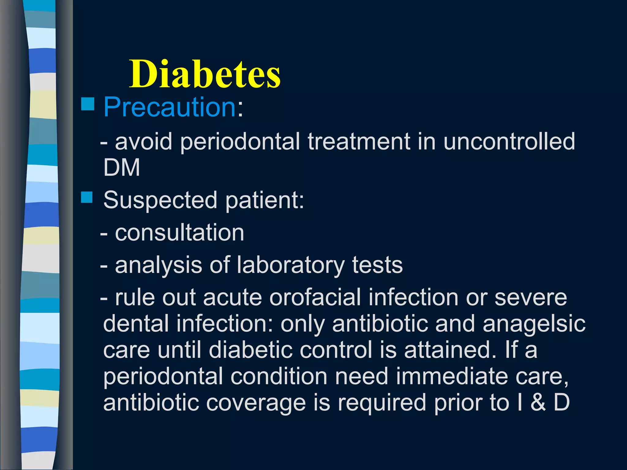 periodontal management of medically compromised patients | PPT