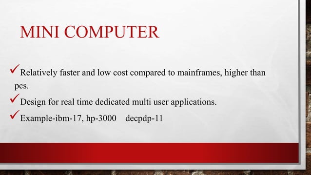 Classification of Computer | PPT