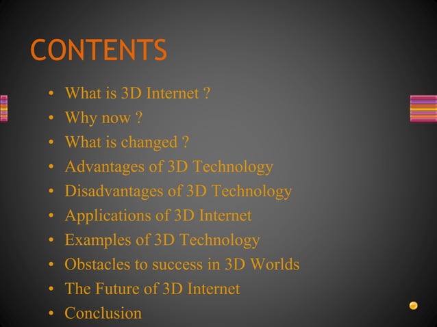 3D internet | PPT
