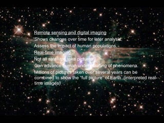 SPACE SCIENCE AND TECHNOLOGY FOR MANKIND | PPT