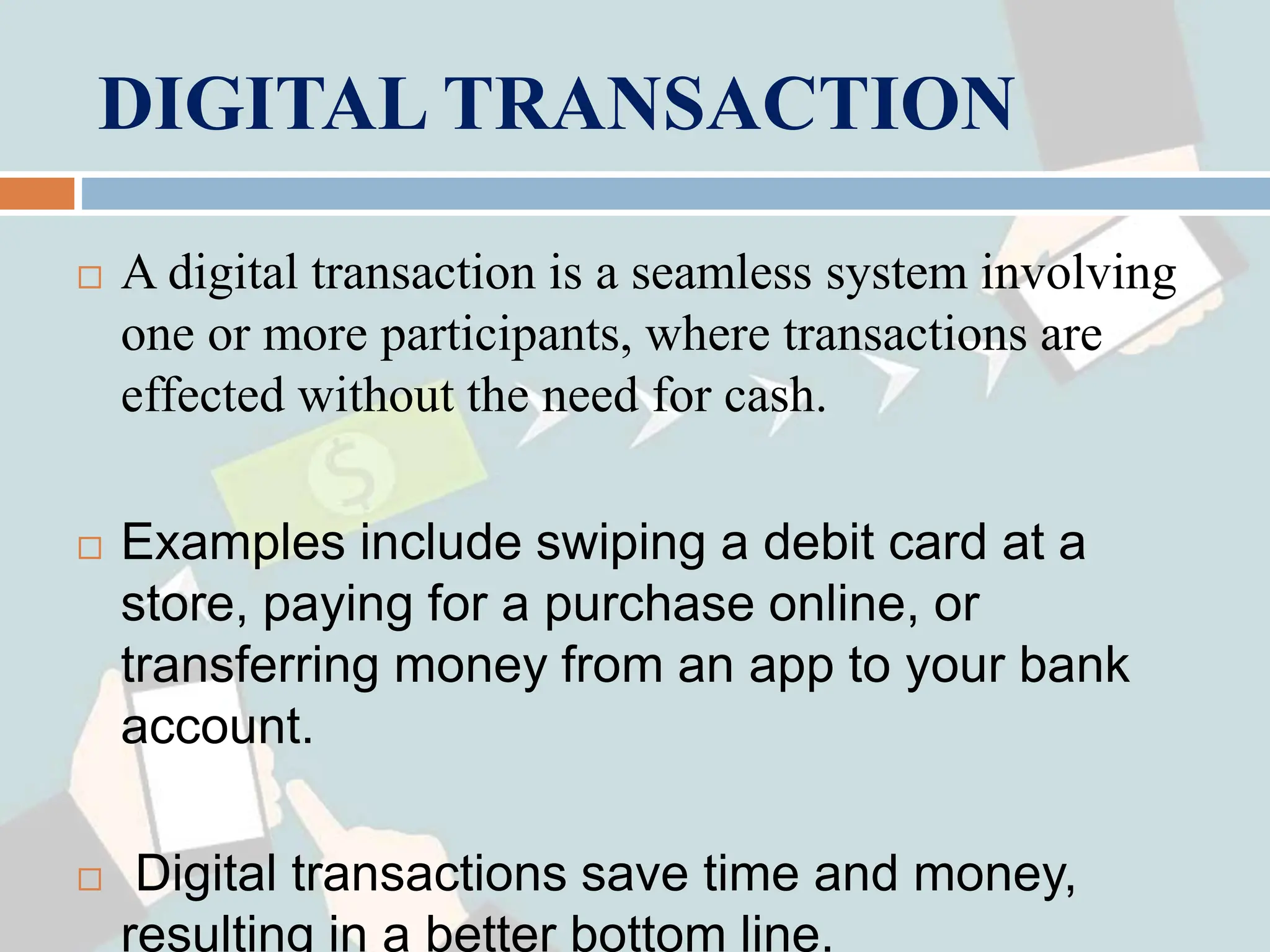 Vishal Final PPT.pptx on digitalization of financial transaction | PPTX
