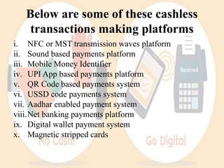 Vishal Final PPT.pptx on digitalization of financial transaction | PPTX