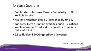 Fluid management in dialysis | PPT
