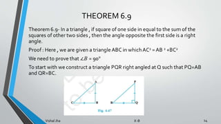 maths ppt for class x chapter 6 theorm | PPTX