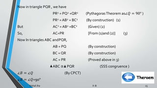 maths ppt for class x chapter 6 theorm | PPTX
