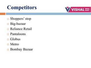 Vishal mega mart | PPTX